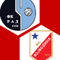 Spielschema | FK Rad Belgrad - Vojvodina Novi Sad 0:4 | Viertelfinale ...