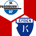 Spielschema | SC Paderborn 07 - Kickers Emden 6:2 | KW26 | Fußball ...