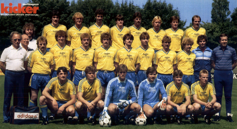 SG Union Solingen | Kader | 2. Bundesliga 1984/85 - kicker