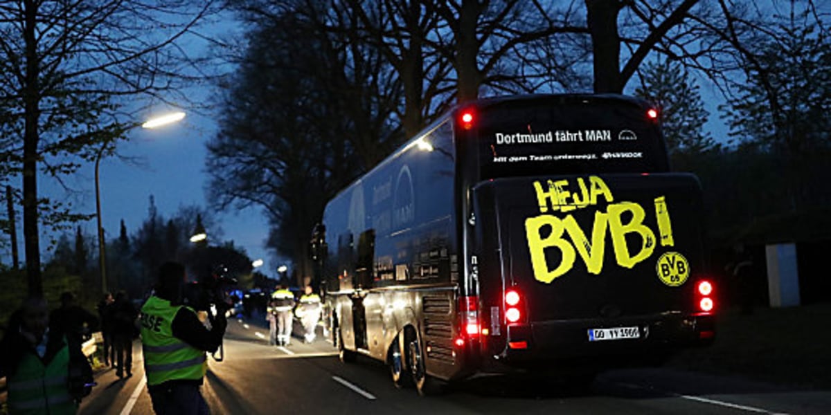 Borussia Dortmund - Anschlag auf BVB-Bus: Polizei nimmt Tatverdächtigen ...