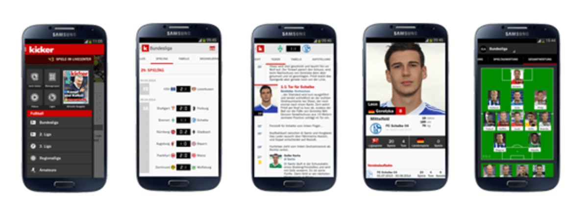 kicker online neu für Android | kicker - kicker