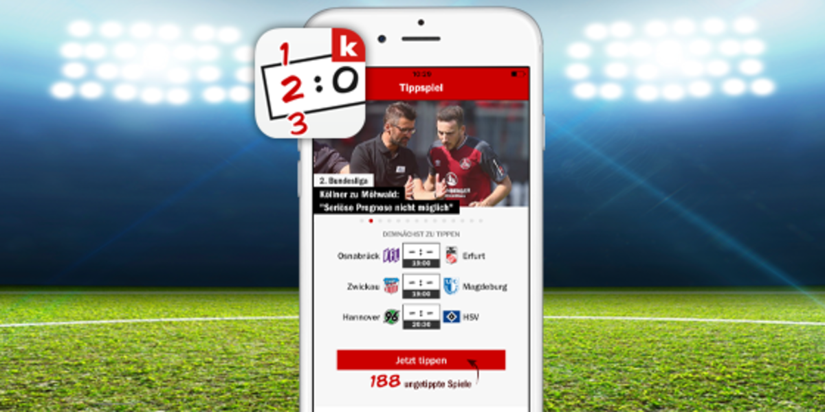 kicker Tippspiel in der App nutzen! - kicker