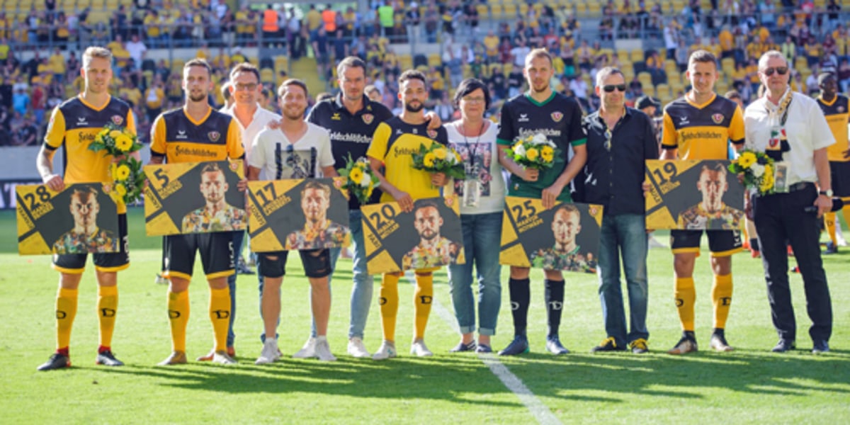 Fußball, 2. Bundesliga - Dynamo Dresden verabschiedet sich offiziell ...