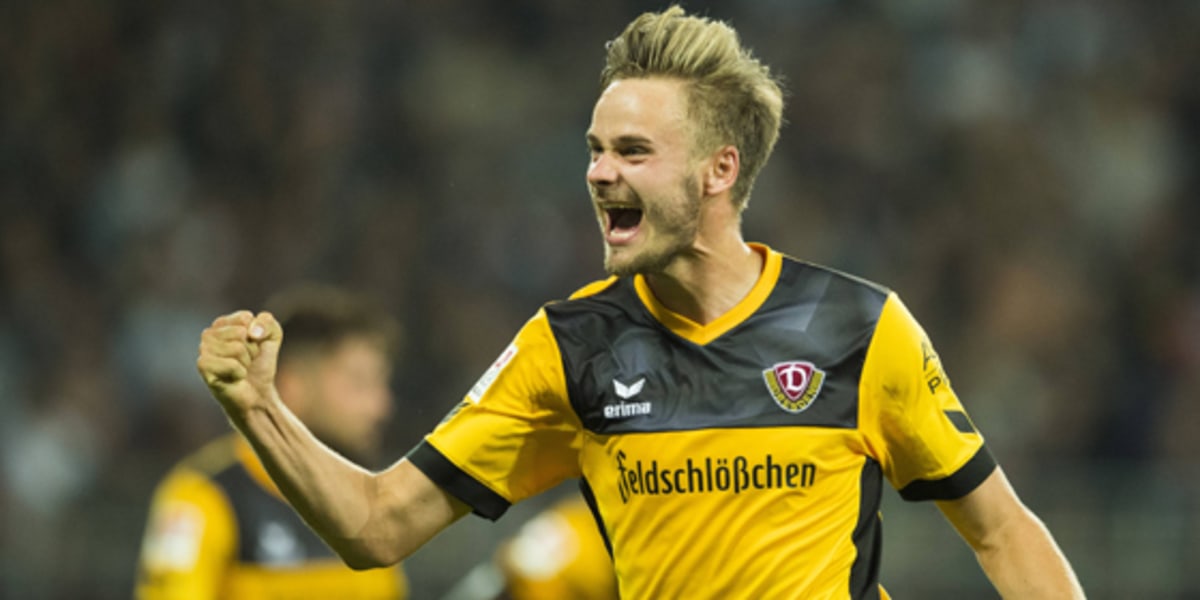 Lucas Röser kann den Pokal-Auftakt mit Dynamo Dresden kaum erwarten ...