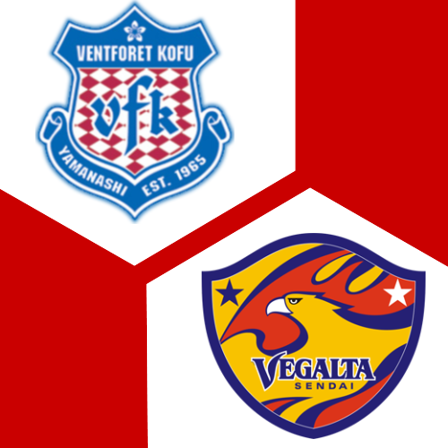 Spielschema | Ventforet Kofu - Vegalta Sendai 0:3 | 8. Spieltag | J2 League 2023 - kicker