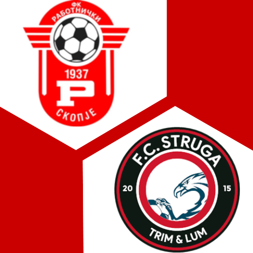 Spielschema | Rabotnicki Skopje - FC Struga Trim-Lum 1:1 | 14. Spieltag | Prva Liga 2022/23 - kicker