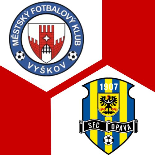 Spielschema | MFK Vyskov - Slezsky FC Opava 2:0 | 20. Spieltag | Chance ...