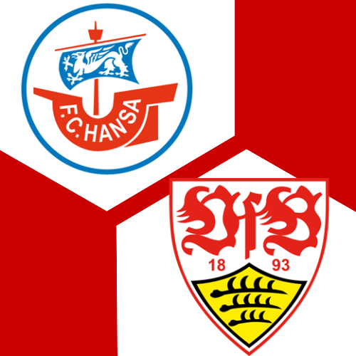Hansa Rostock gegen VfB Stuttgart im Datenvergleich | 1. Runde | DFB ...