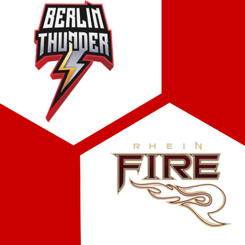 Spielinfo | Berlin Thunder - Rhein Fire 7:44 | 7. Spieltag | European ...