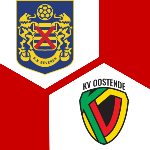 Spielschema | SK Beveren - KV Oostende 2:3 | 24. Spieltag | Challenger Pro League 2023/24 - kicker