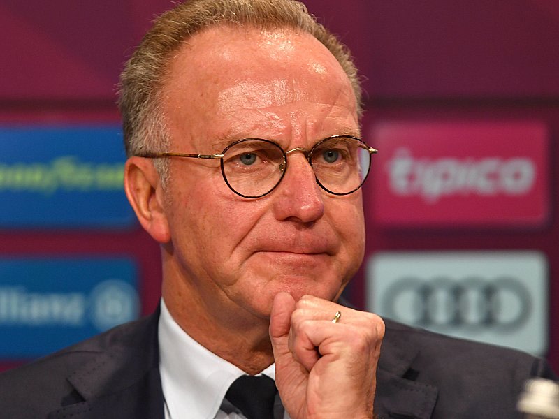 Bayern-Vorstandschef Karl-Heinz Rummenigge fordert bei einem Verstoß gegen das Financial ...