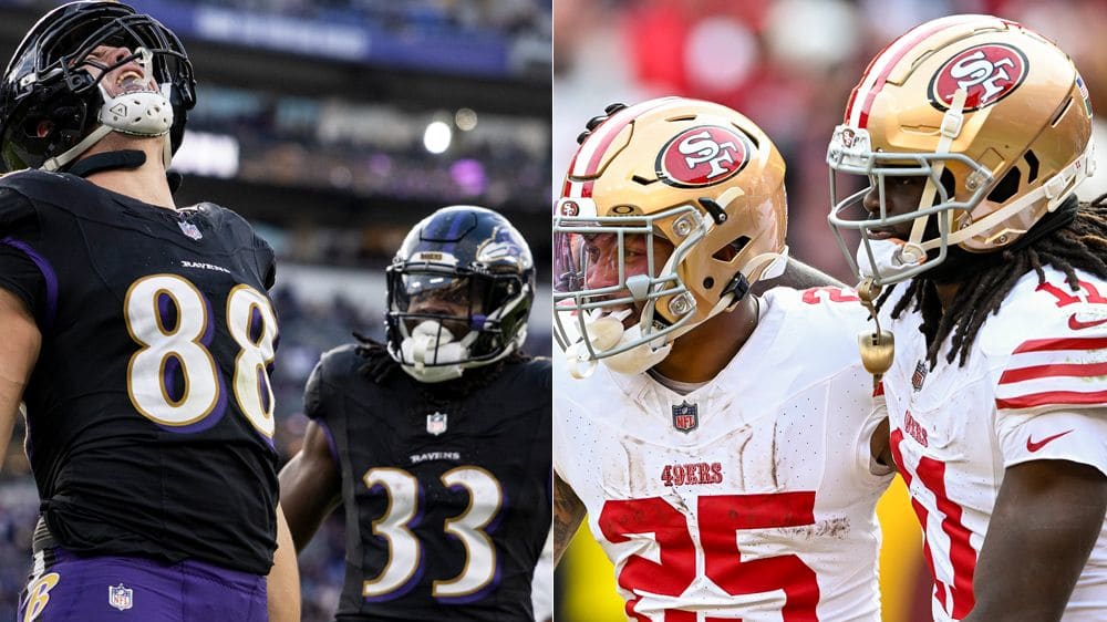 Ravens und 49ers schnappen sich Top-Seed - Pfiffe für die Eagles - kicker