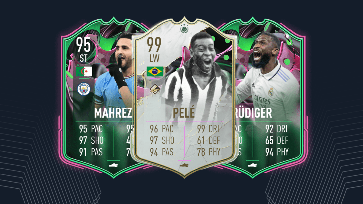 Fifa 23 Shapeshifter Team 1 Stürmer Rüdiger 99er Pelé Kicker