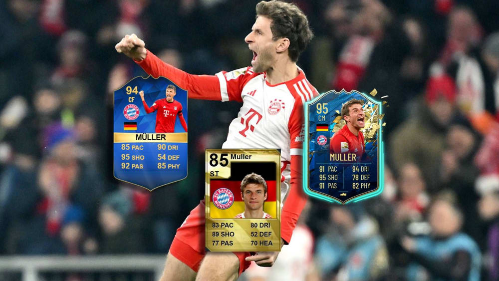 FIFA 10 bis FC 24: Müllers Top-Karten durch die FUT-Historie - kicker