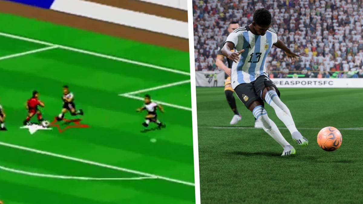 Von FIFA International Soccer bis FC 24: Wie ist das gekommen? | Grafik ...