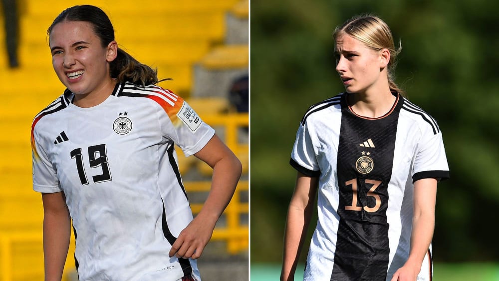 Fritz-Walter-Goldmedaillen an Loreen Bender und Merle Hokamp - kicker
