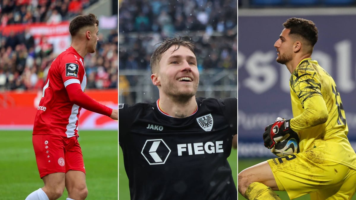 Drei Zebras dabei: Die kicker-Elf des 30. Drittliga-Spieltags - kicker