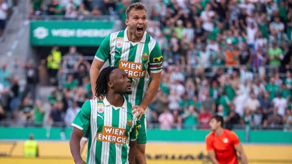 Doppelpack gegen Györ: Mbuyi schießt Rapid in die Conference League ...