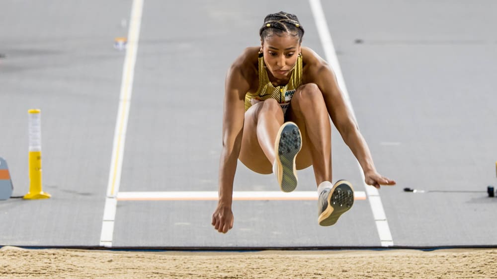 Leichtathletik-Hallen-WM: Weitspringerin Assani verpasst Bronze knapp ...