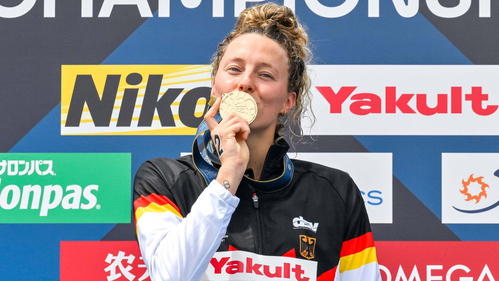 Beck glänzt mit WM-Gold: "Um mein Leben geschwommen" - kicker