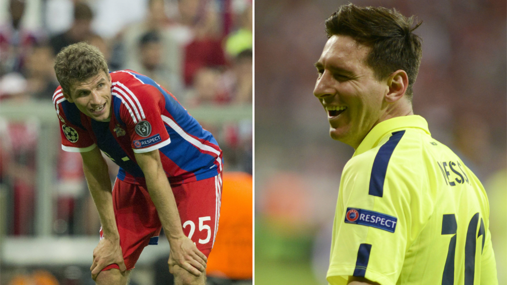 Der Deutsche hat die Nase vorn: Die zwölf Duelle zwischen Messi und ...
