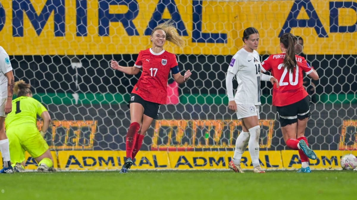 Jubilarin Puntigam schießt ÖFB-Frauen ins EM-Play-off-Finale - kicker