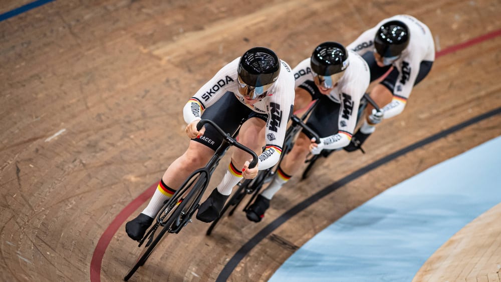 Mit Weltrekord: Teamsprinterinnen holen bei Rad-WM Gold - kicker