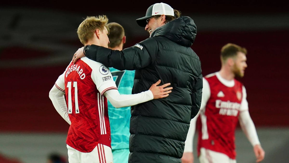 Als Jürgen Klopp mit Martin Ödegaard an einem Tisch saß - kicker