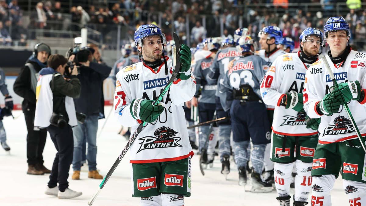 Abschied mit Paukenschlag: Augsburg düpiert Meister München | Eishockey ...