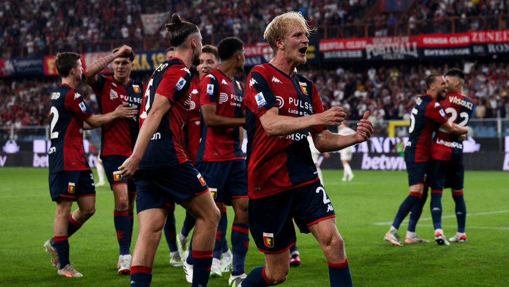 Thorsby trifft: Genua schickt die Roma zurück in die Krise - kicker