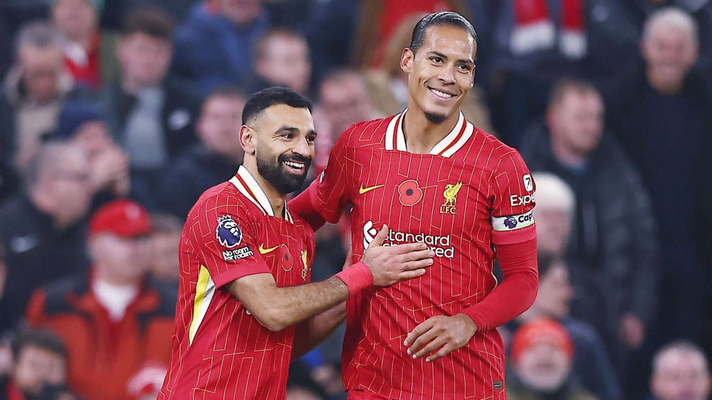 Liverpool vor Verlängerung mit Mo Salah und Virgil van Dijk - kicker