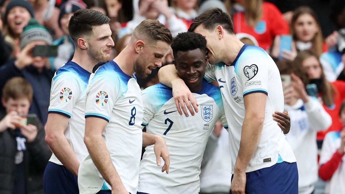 Saka trifft traumhaft: England gewinnt gegen die Ukraine - kicker