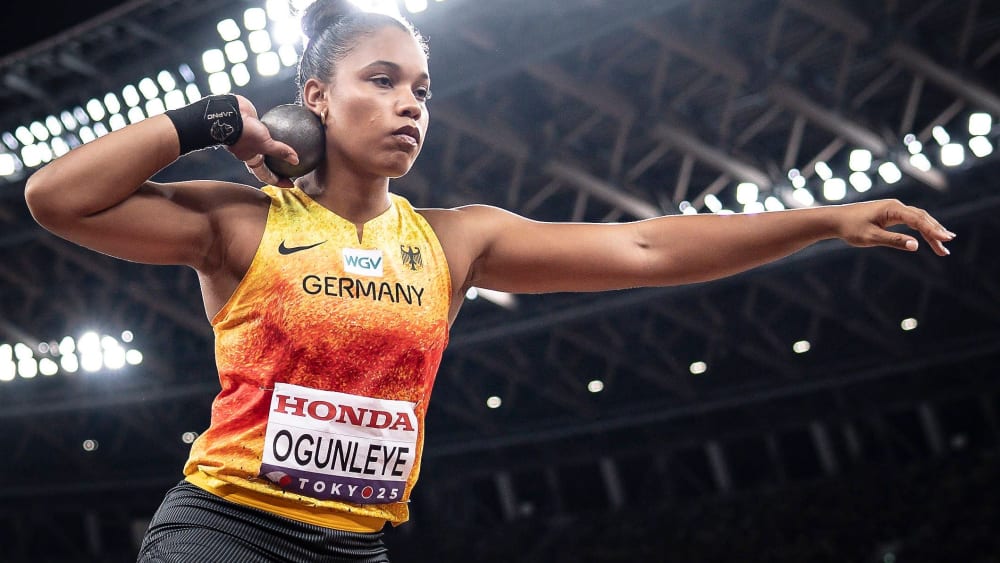 Ein Jahr nach Olympiasieg: Kugelstoßerin Ogunleye verpasst WM-Medaille - kicker