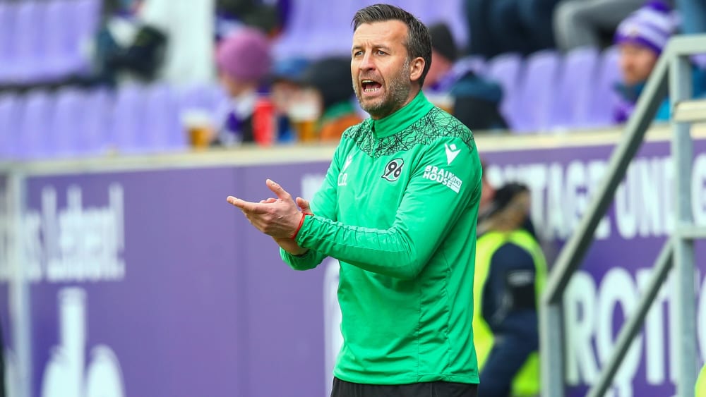 Hannover-Coach Dabrowski: "Ich habe Bock, hier weiterzumachen" - kicker