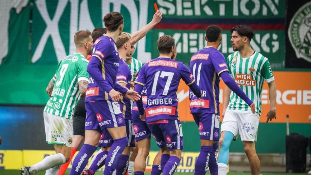 Zwei Spiele Sperre für Rapid-Verteidiger Kasius - kicker