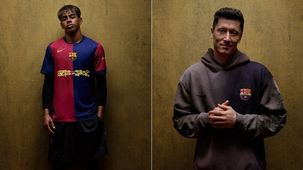 Travis Scott verziert Barca-Trikot im Clasico - kicker