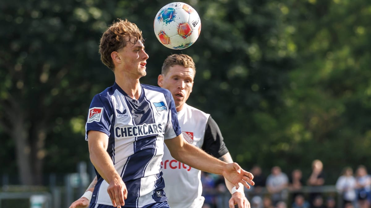 Hertha BSC | Knall-Start: Maurice Krattenmacher sofort voll da - kicker