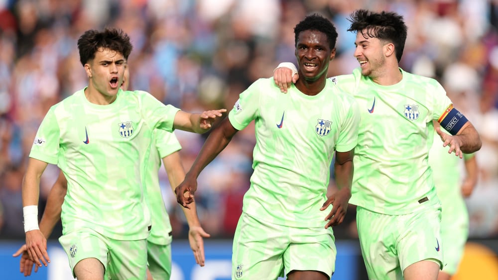 Gala im Finale: FC Barcelona gewinnt die Youth League - kicker