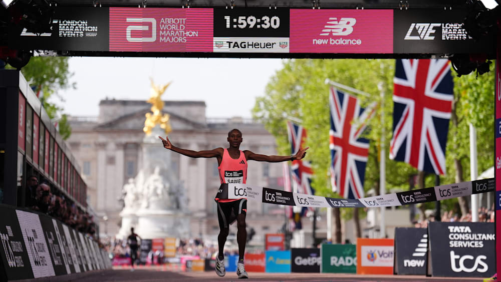 Marathon-Weltrekord gebrochen: Sebastian Sawe läuft unter zwei Stunden ...