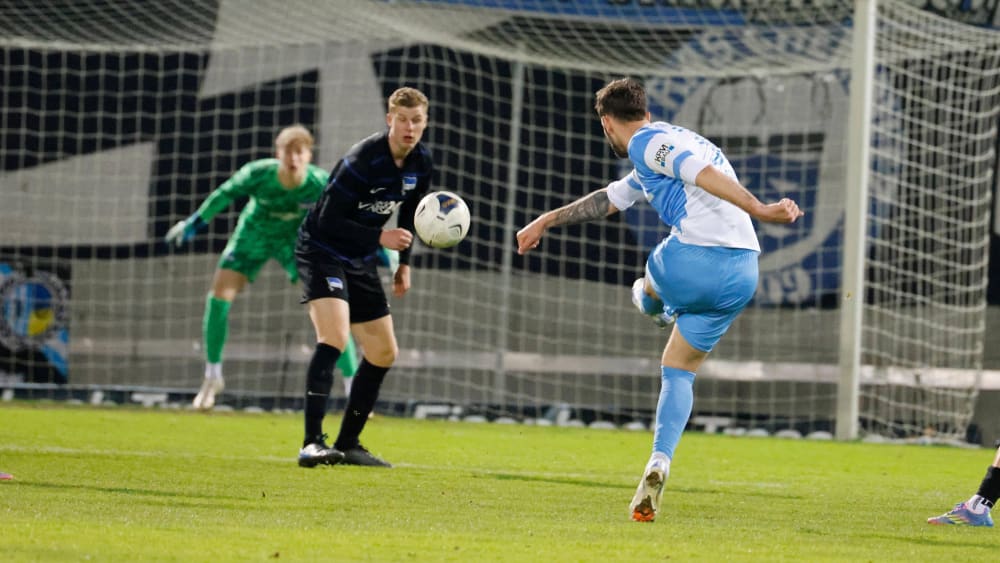 Hertha beendet Negativserie: Chemnitz muss mit Remis leben - kicker