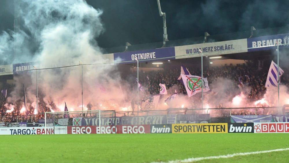 Pyrotechnik: Geldstrafe für den VfL Osnabrück - kicker