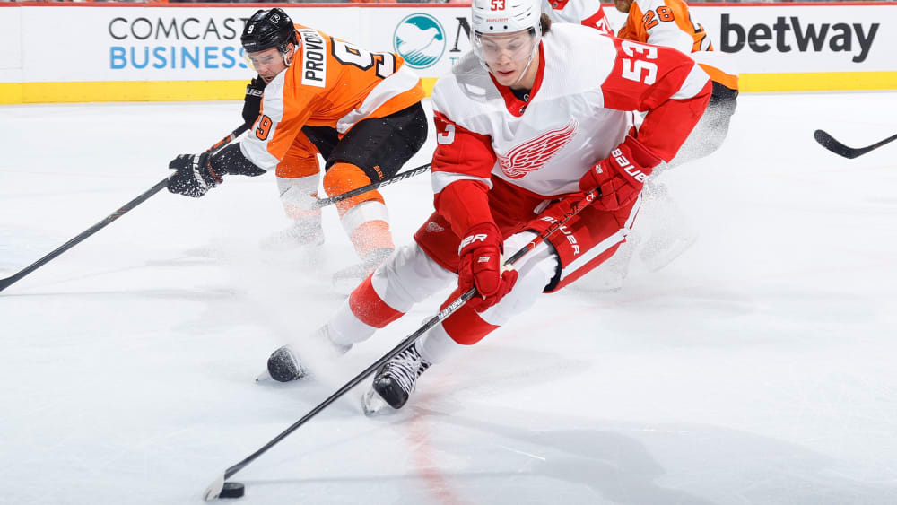 Schon 32 NHL-Scorerpunkte: Seider trifft für Detroit - kicker