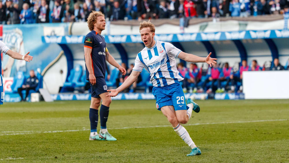 3. Liga: Rostock wahrt dank Ruschke seine Aufstiegshoffnungen - kicker