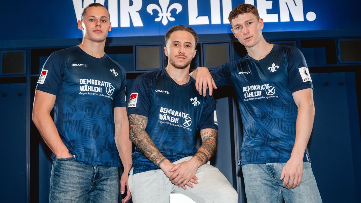 Bundestagswahl als Anlass: Darmstadt spielt in Sondertrikot - kicker