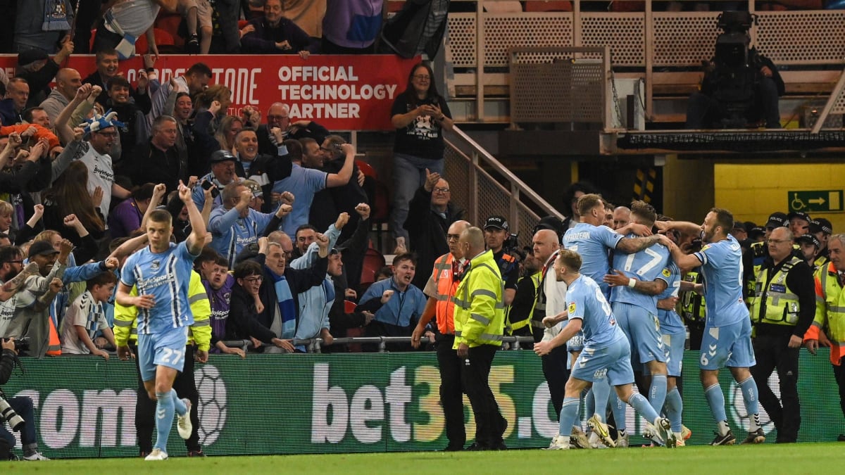 Coventry City bezwingt Middlesbrough und folgt Luton Town ins Play-off-Finale - kicker