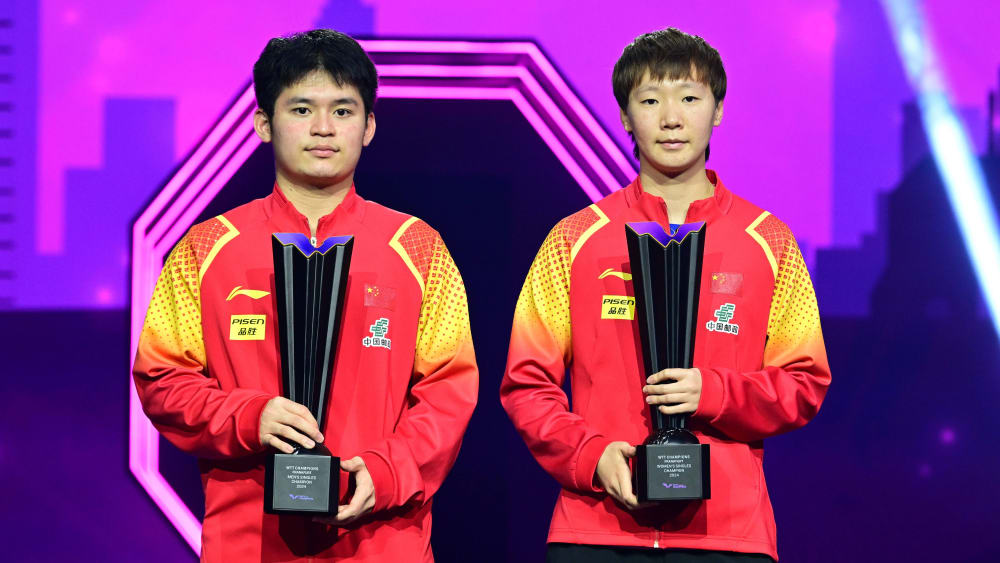 WTT Champions: Chinesischer Doppelsieg in Frankfurt - kicker
