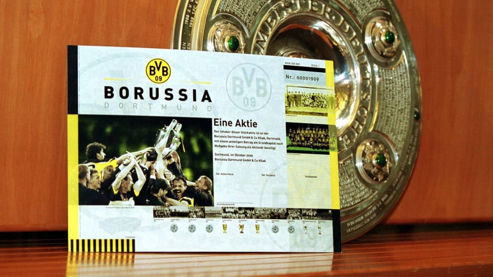 25 Jahre nach dem Börsengang: Hintergründe und Gegenwart der BVB-Aktie - kicker