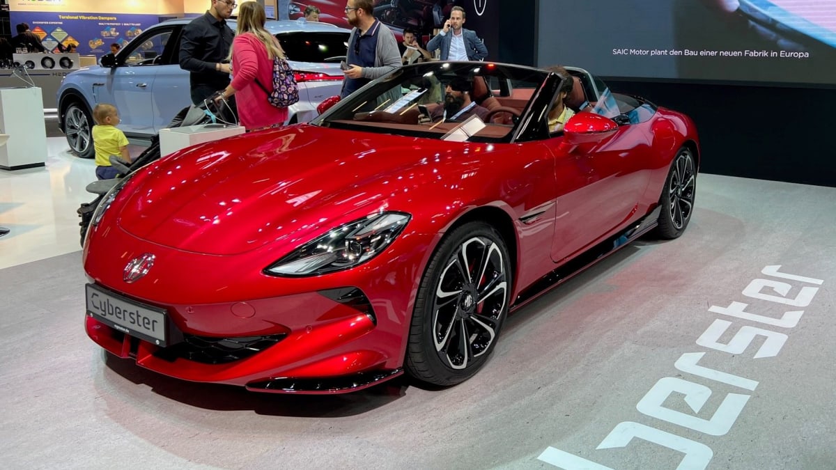Elektro-Roadster MG Cyberster startet 2024 in Deutschland - kicker
