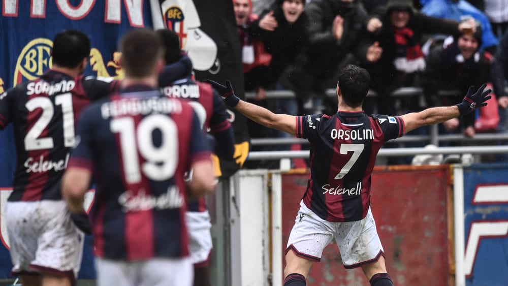 Orsolini lässt Inter in Bologna im Regen stehen - kicker