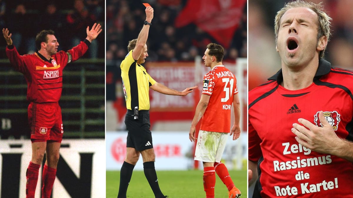 Die Bundesliga-Spieler mit den meisten Platzverweisen - kicker